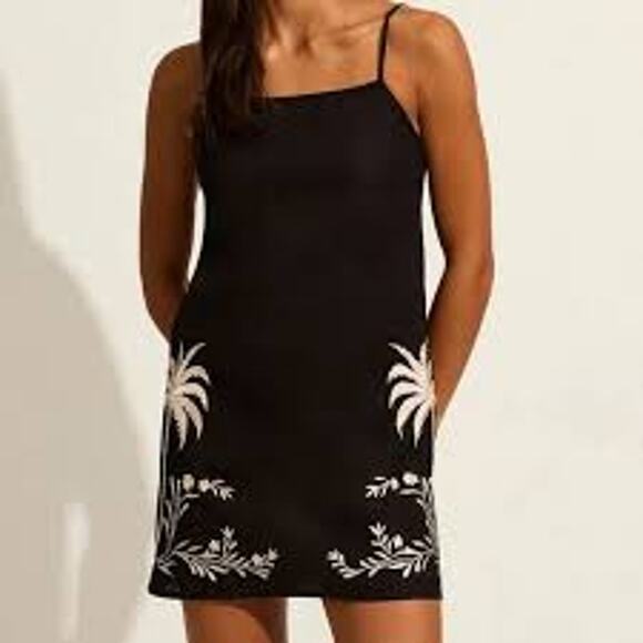 Calypso St. Barth | Dresses | Nwot 325 Calypso St Barth Xl Black Linen ...